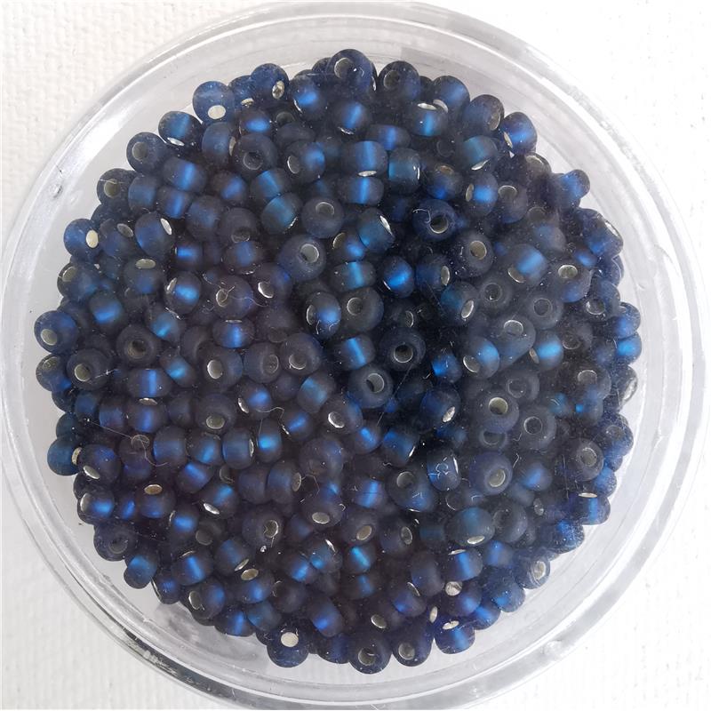 PERLE MAT SR. SRED. NOČ MODRE 2,6MM 17G