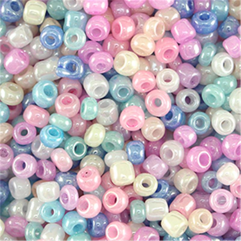 PERLE PASTEL MIX SVETLEČE 3MM 17G