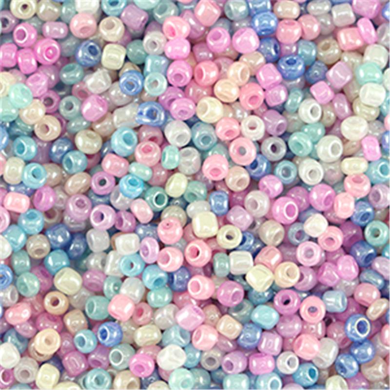 PERLE PASTEL MIX SVETLEČE 2MM 17G